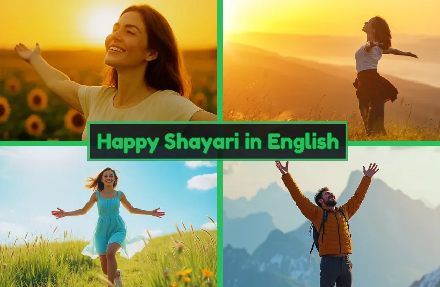 Best 160+ Happy Shayari in English 2026 - englishshayaris.com
